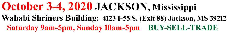 Mississippi Gun Shows - 2020 MS Gun Show list of upcoming 2020 ...