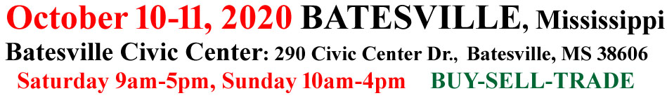 Mississippi Gun Shows - 2020 MS Gun Show list of upcoming 2020 ...